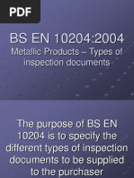 En 10204-2004 | PDF | Specification (Technical Standard) | Regulatory Compliance