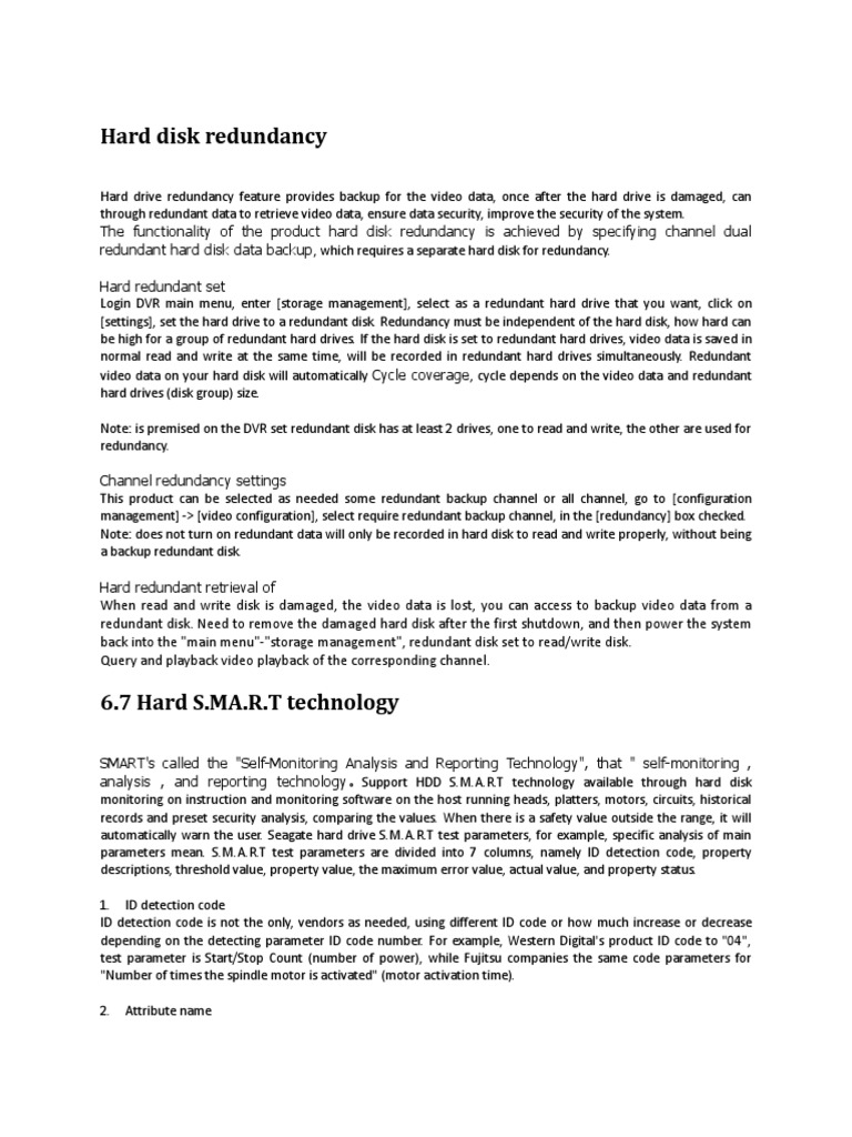 Hard Disk Redundancy | PDF | Hard Disk Drive | Computer Architecture