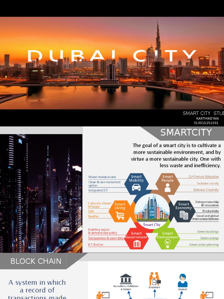 Smart City Case Study of Dubai | PDF | Reclaimed Water | Sustainability