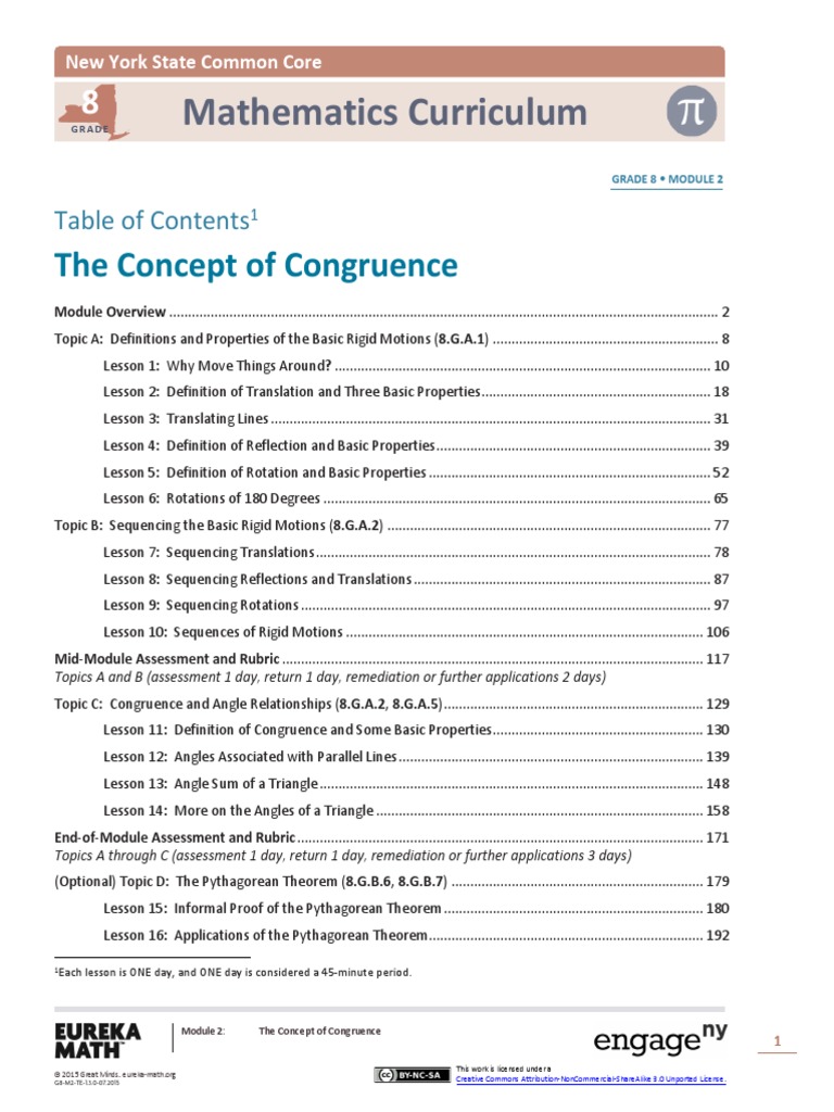 Math g8 m2 Teacher Materials | PDF | Triangle | Angle