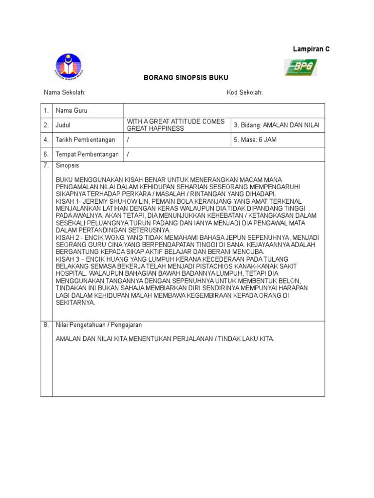 Sinopsis Buku Motivasi | PDF