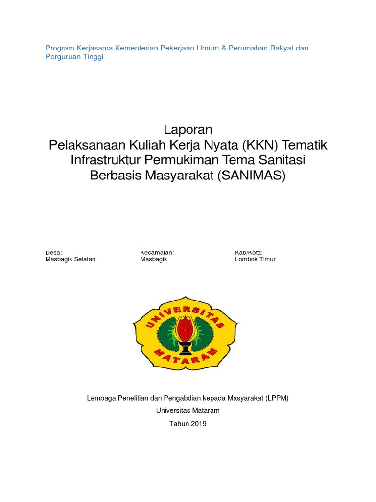 Laporan PUPR | PDF