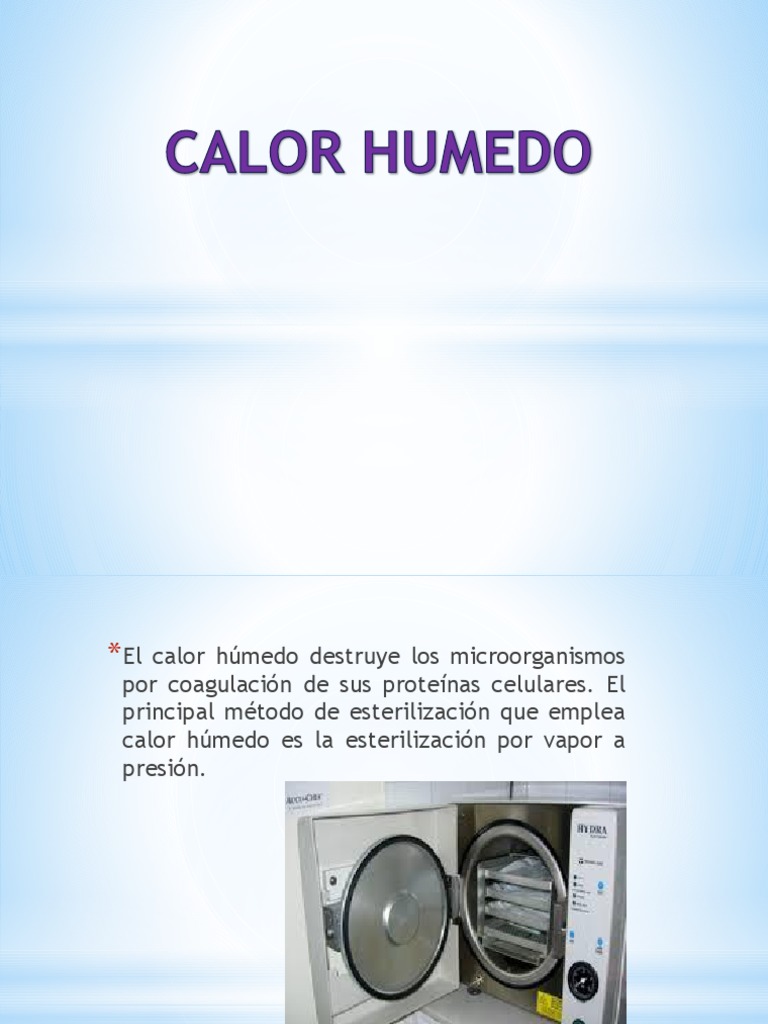 Esterilizacion Por Calor Humedo | PDF | Cocina, comidas y vino | Salud ...