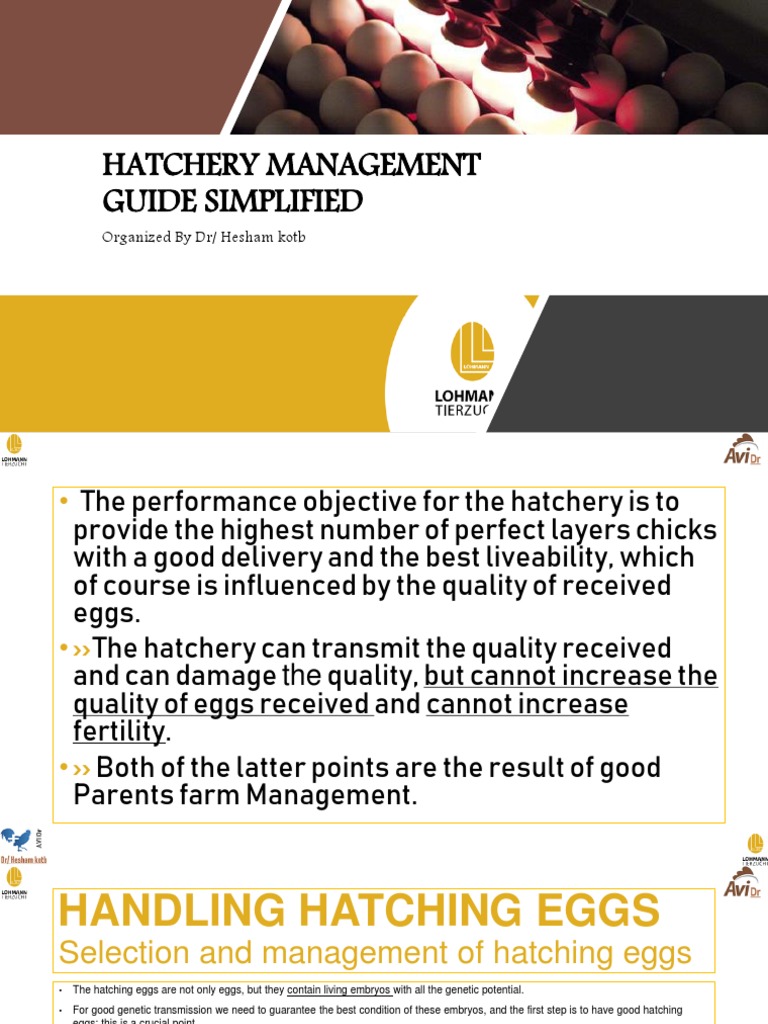 Hatchery Management Guide Simplified: Organized by DR/ Hesham Kotb ...