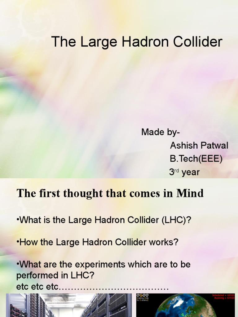 Overview of the Large Hadron Collider | PDF | Atlas Experiment ...