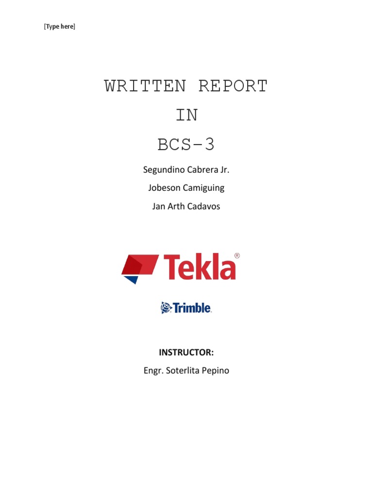 Written Report | Download Free PDF | Computing | Software