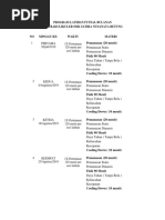 Program Latihan Harian Futsal | PDF