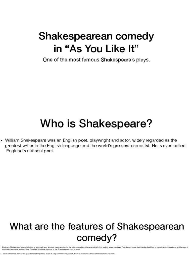 Shakespeare | PDF | As You Like It | Plays