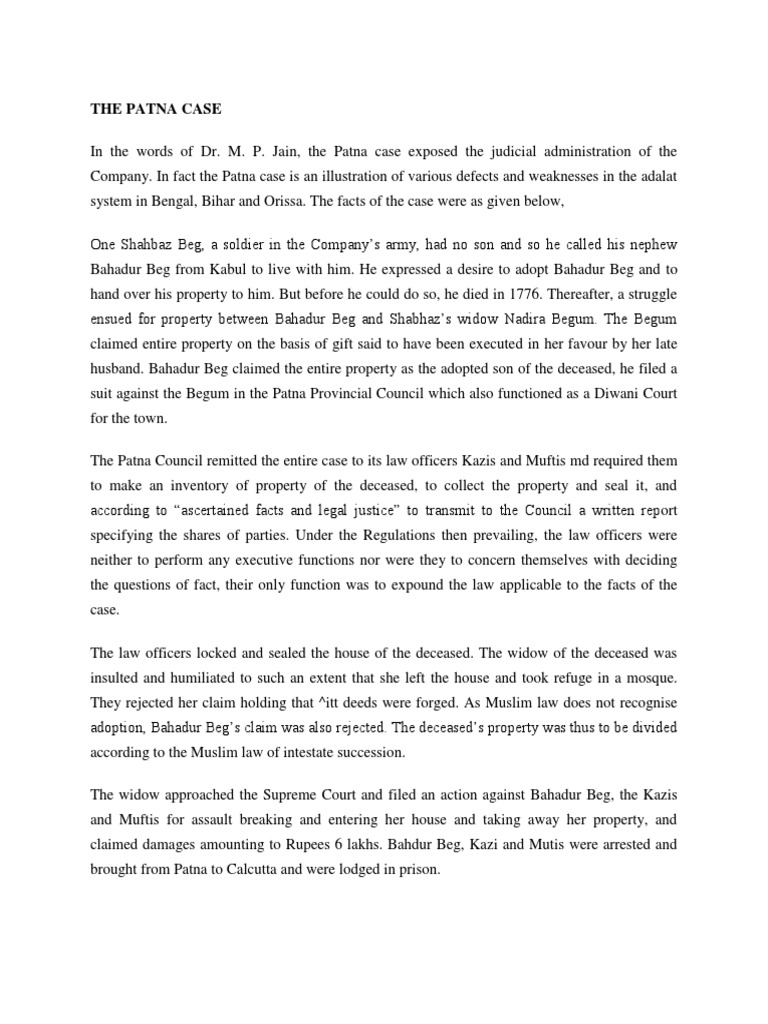Patna Case | PDF | Supreme Courts | Judiciaries