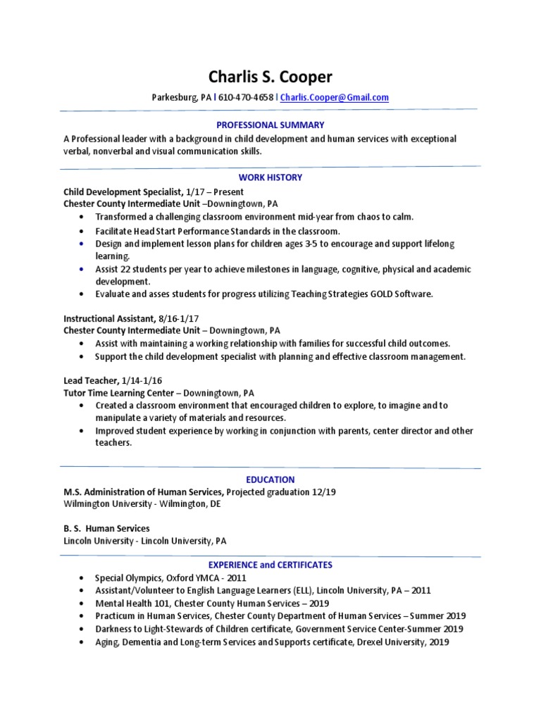 New 2019 Resume | PDF