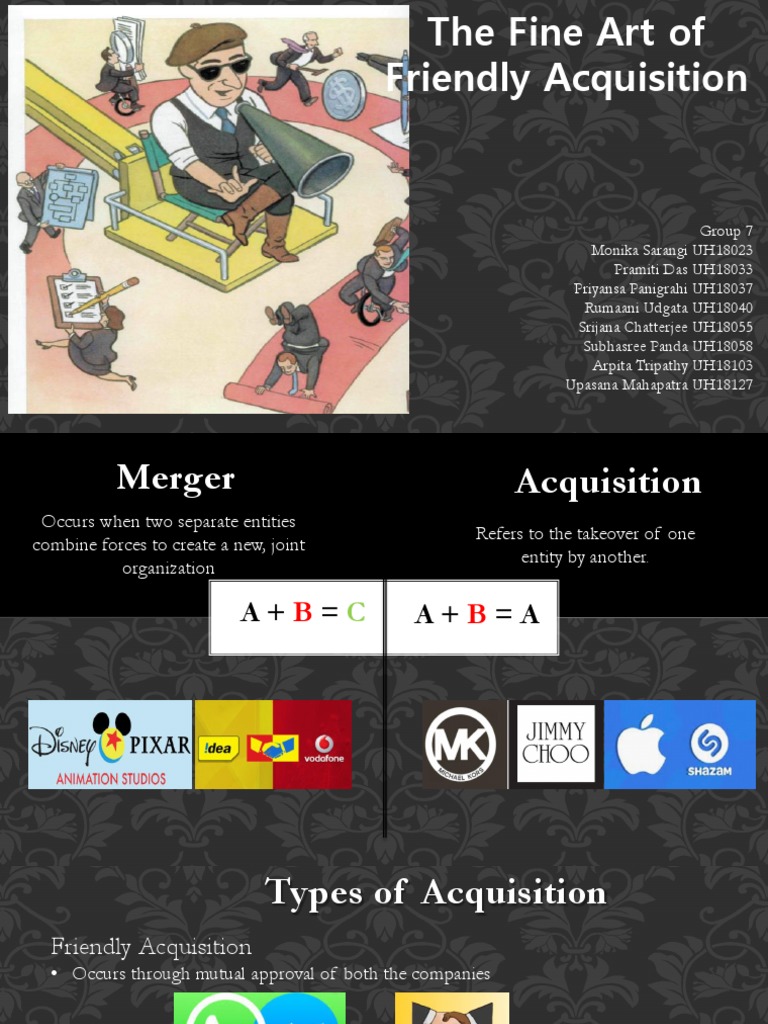The Fine Act of Friendly Acquisition | PDF | Mergers And Acquisitions | Negotiation