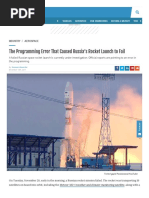 Ariane 5 Flight 501 Failure Analysis | PDF | European Space Agency ...