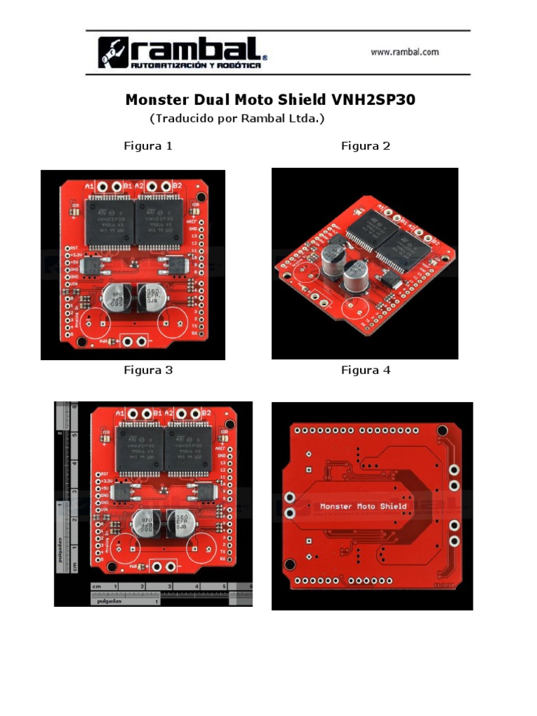 Controlador Dual Motores VNH2SP30 | PDF | Ciencia y matemáticas | Tecnología