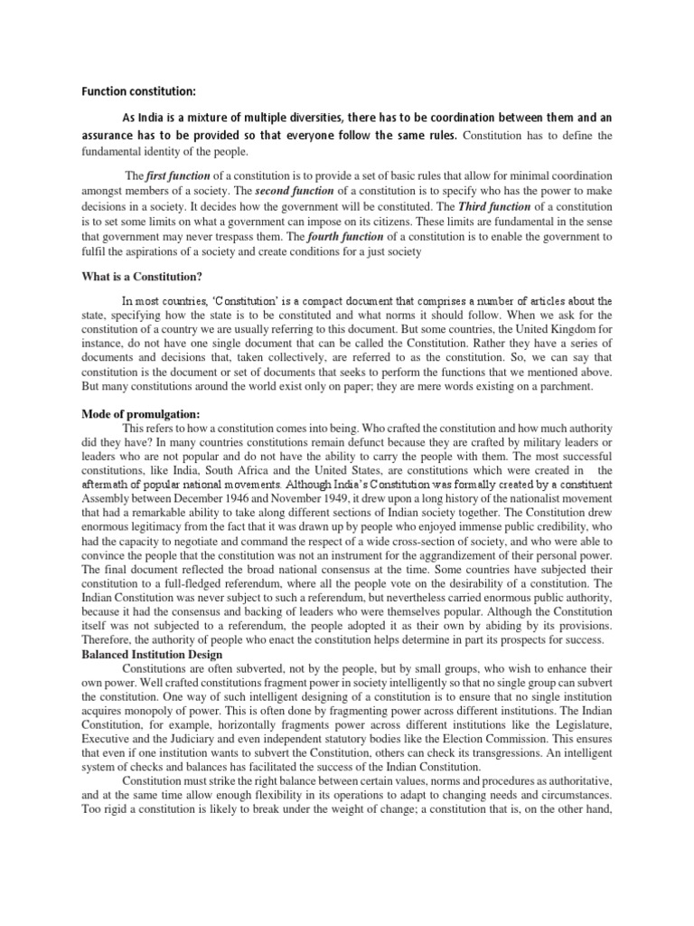 Functions, Modes of Promulgation, and Composition of Successful ...