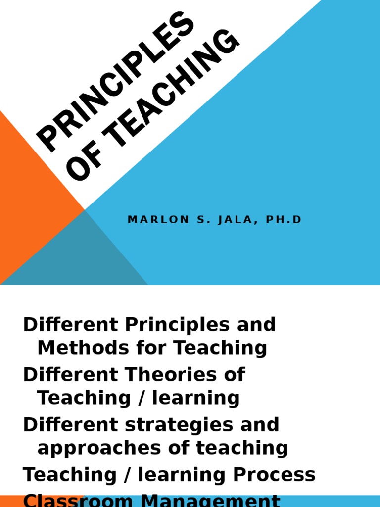 Principles of Teaching | PDF | Motivation | Motivational