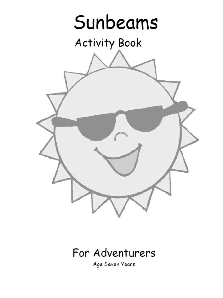 01 Sunbeam Activity Book Pdf Pdf Gospel Of Matthew Jesus