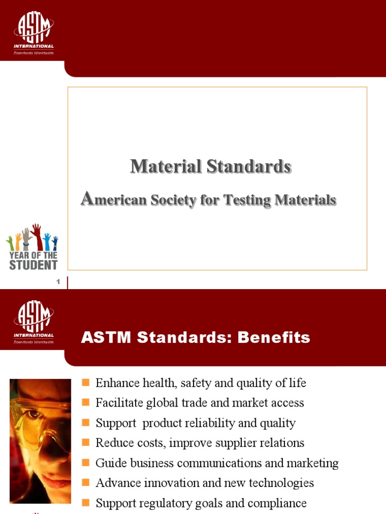 ASTM Standards: Enhancing Safety & Quality | PDF | Safety | Regulatory ...