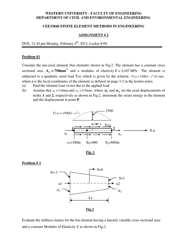 Finite Elements Methods | PDF | Young's Modulus | Elasticity (Physics)
