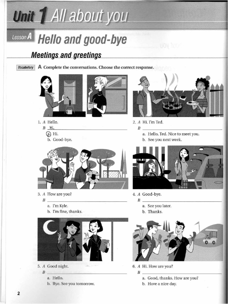 Unit 1 Basic 1 Workbook | PDF