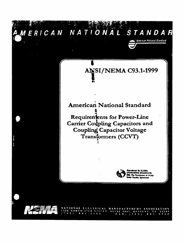 Ansi C93 1 1999 PDF | PDF