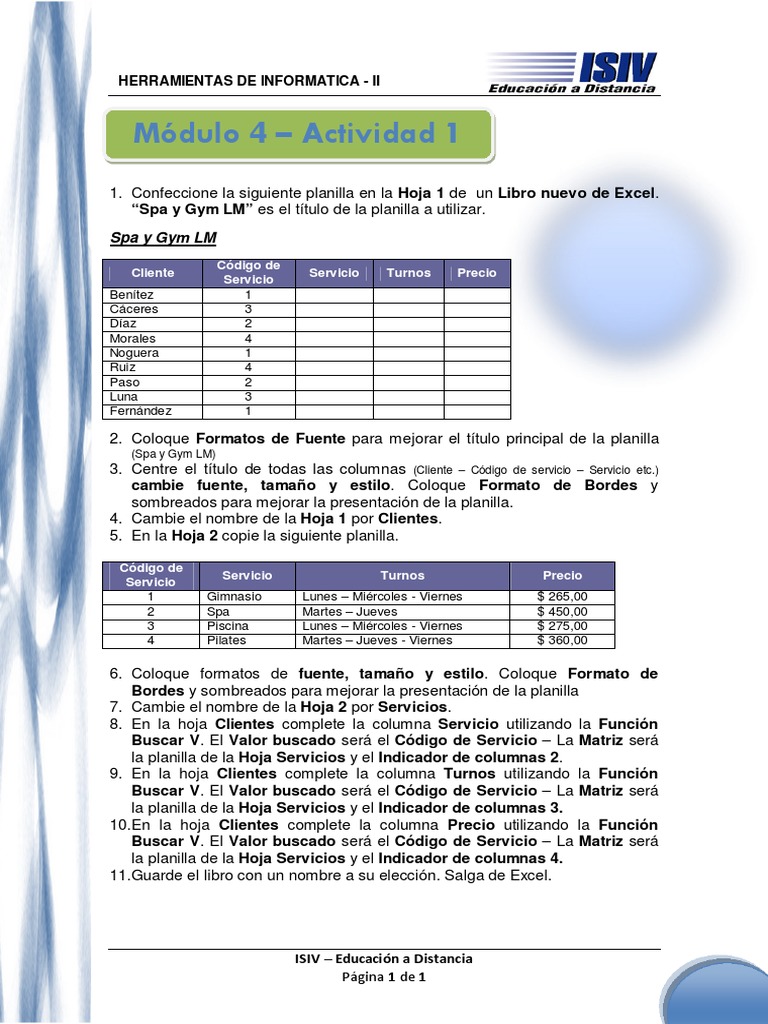 Actividad - Módulo 4 | PDF