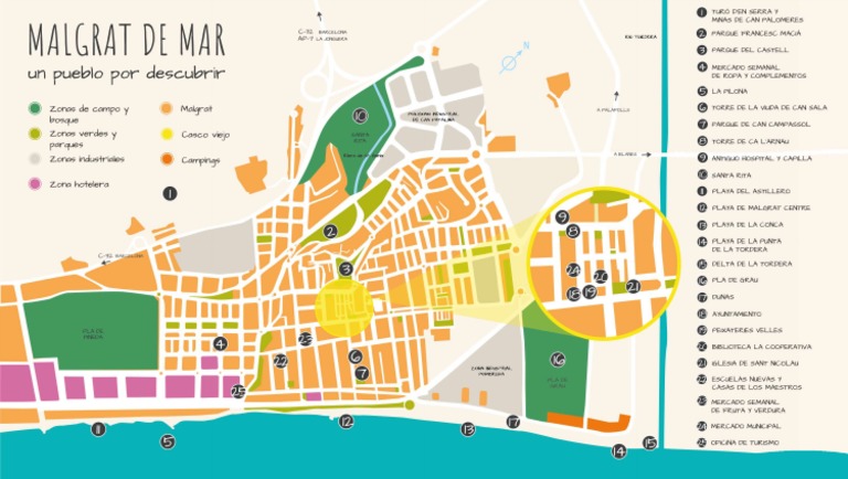 Mapa Malgrat de Mar | PDF