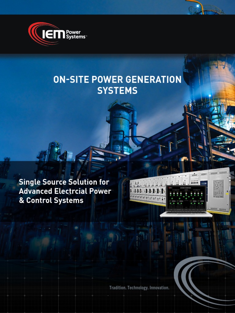On Site Power Generation | PDF | Cogeneration | Electric Power