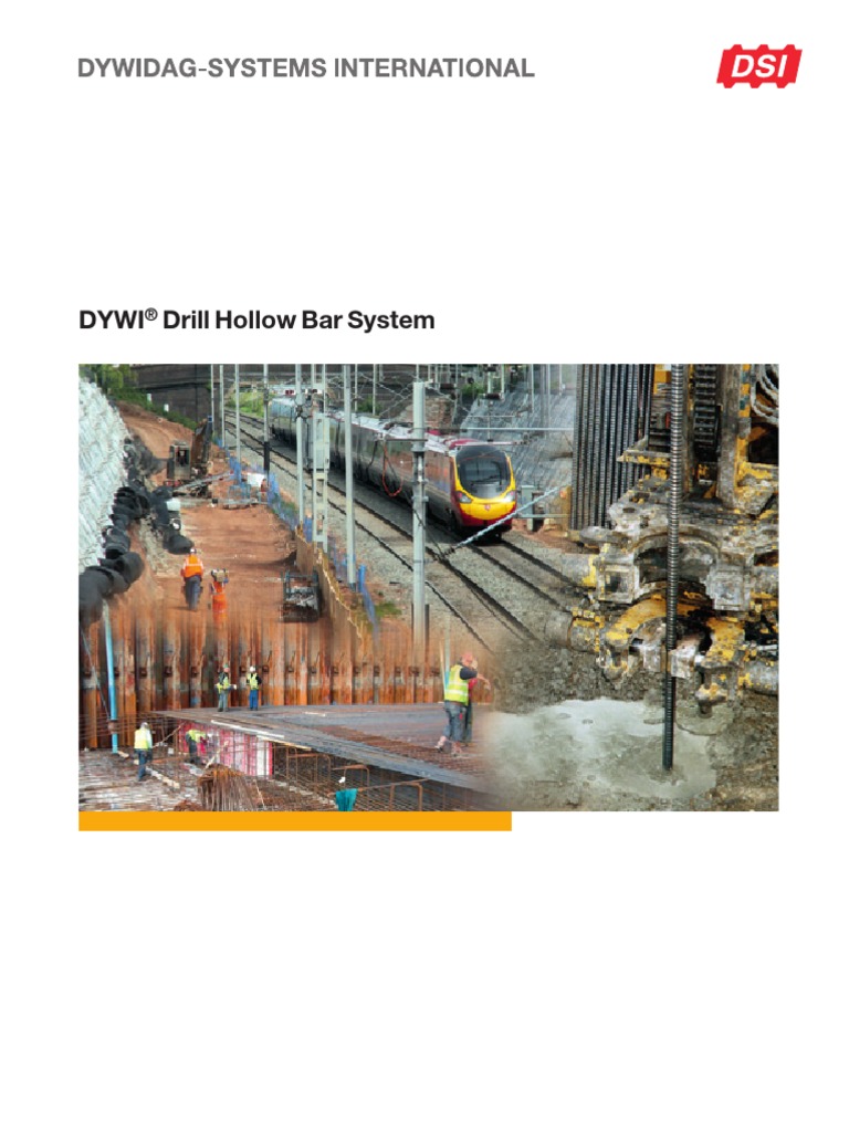 Dywi Drill Hollow Bar System | Download Free PDF | Deep Foundation | Drill