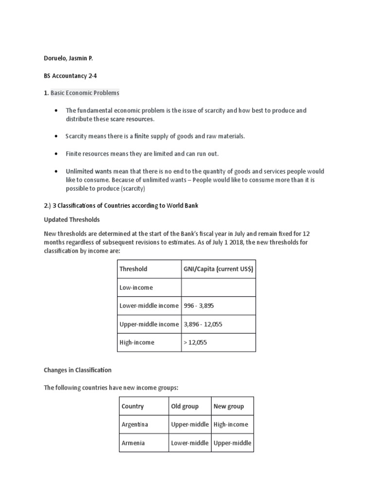 Economic Development Assignment | PDF | Economic Growth | Gross Domestic Product