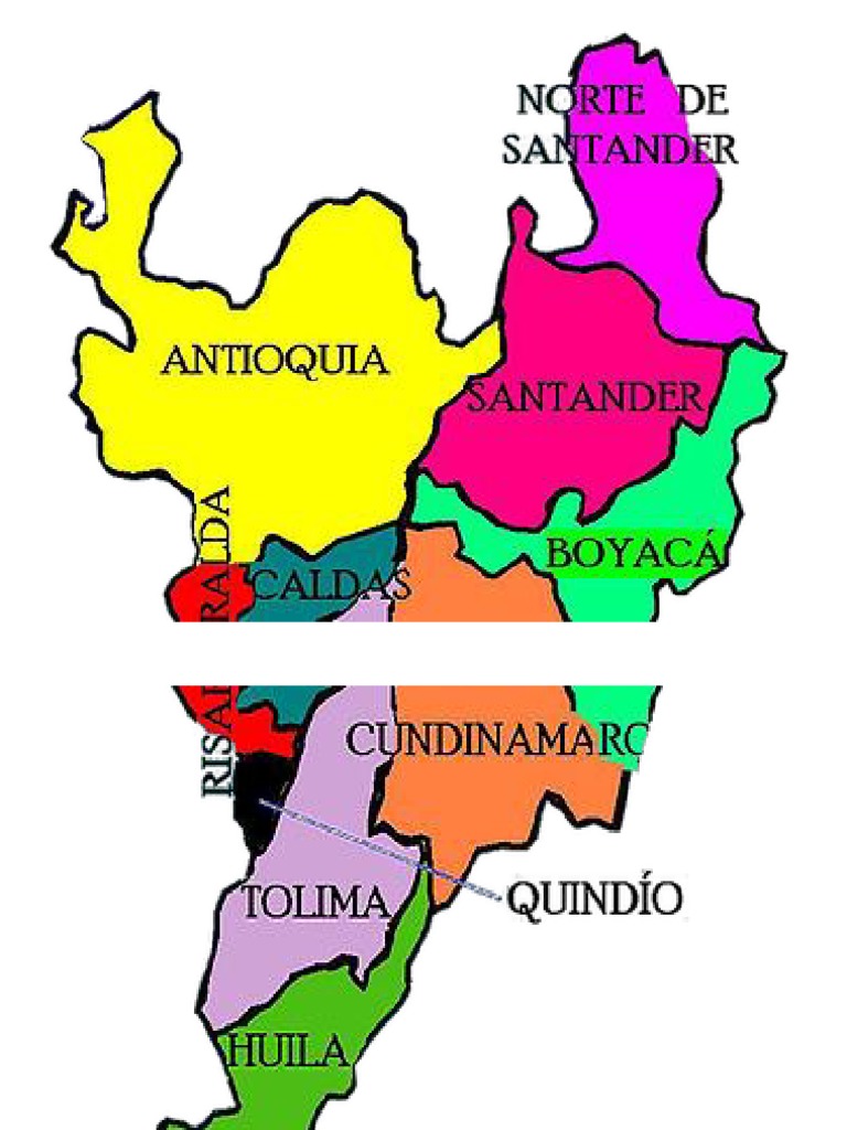Region Andina Mapa | PDF