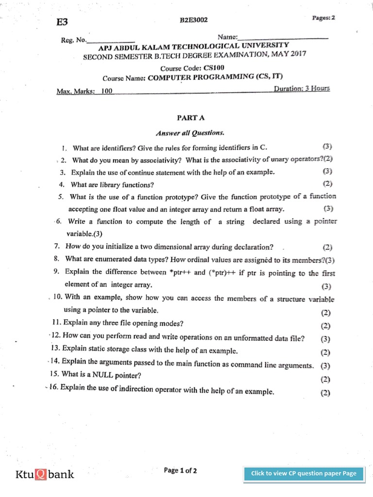 Click To View CP Question Paper Page | PDF