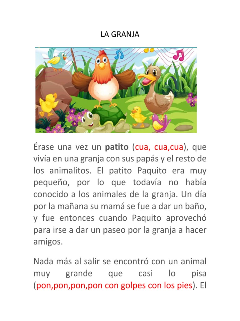 Cuento La Granja | PDF