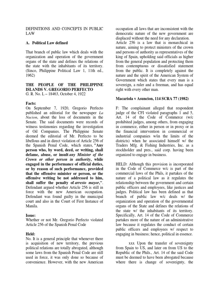 Constitutional Law 1 Notes | PDF | Marbury V. Madison | United States ...