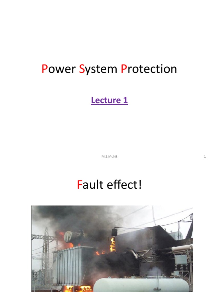 Power System Protection | PDF | Fuse (Electrical) | Electricity