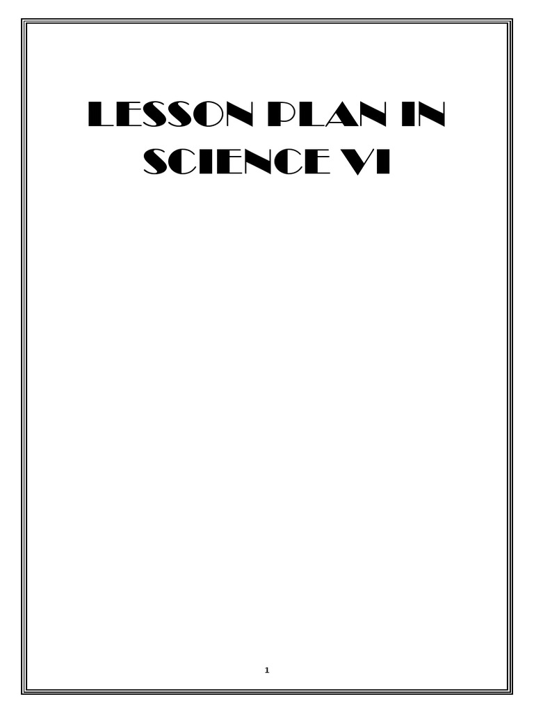 A Detailed Lesson Plan in Science 6 - Simple Machine | PDF | Machines ...