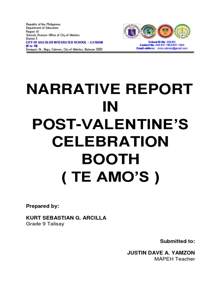 Example of Event Narrative Report | PDF