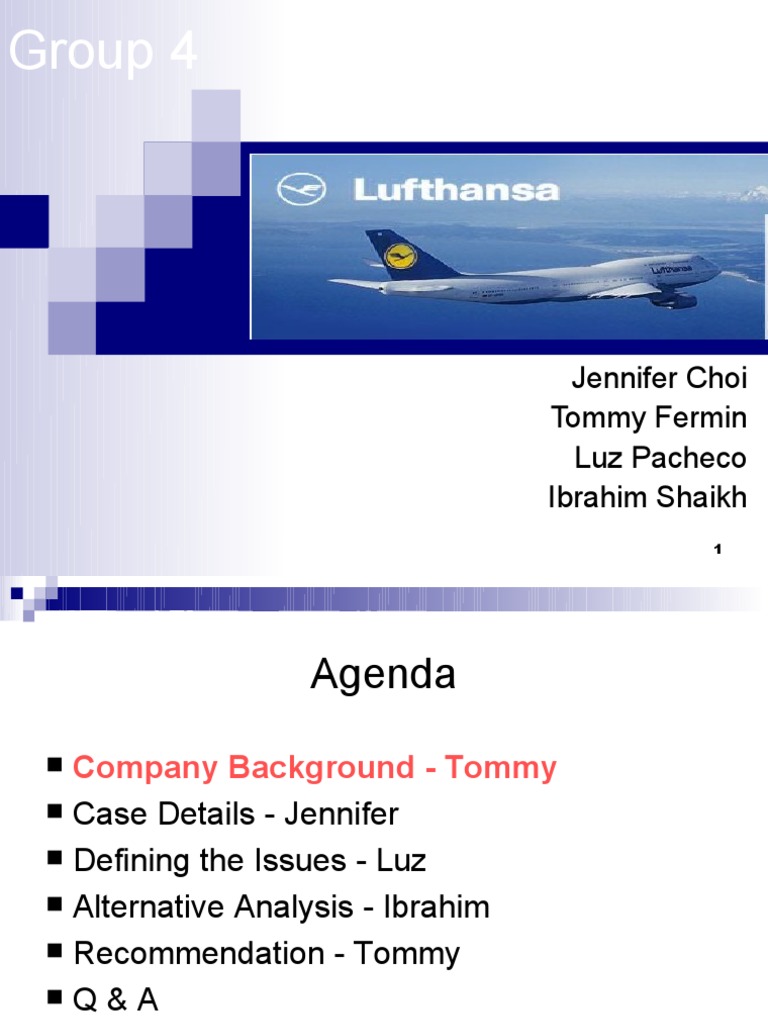 Final Lufthansa Presentation 061907 | PDF | Put Option | Option (Finance)