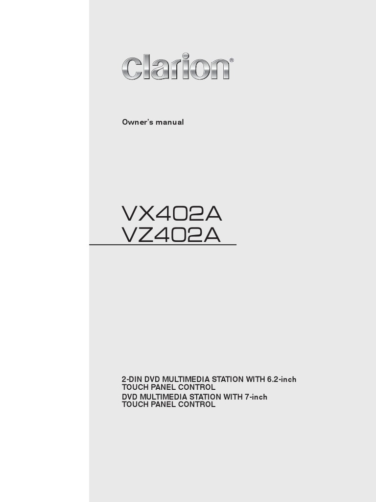 VX 402 A | PDF | Compact Disc | Dvd