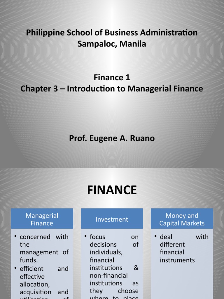 Introduction to Managerial Finance | PDF | Investing | Working Capital