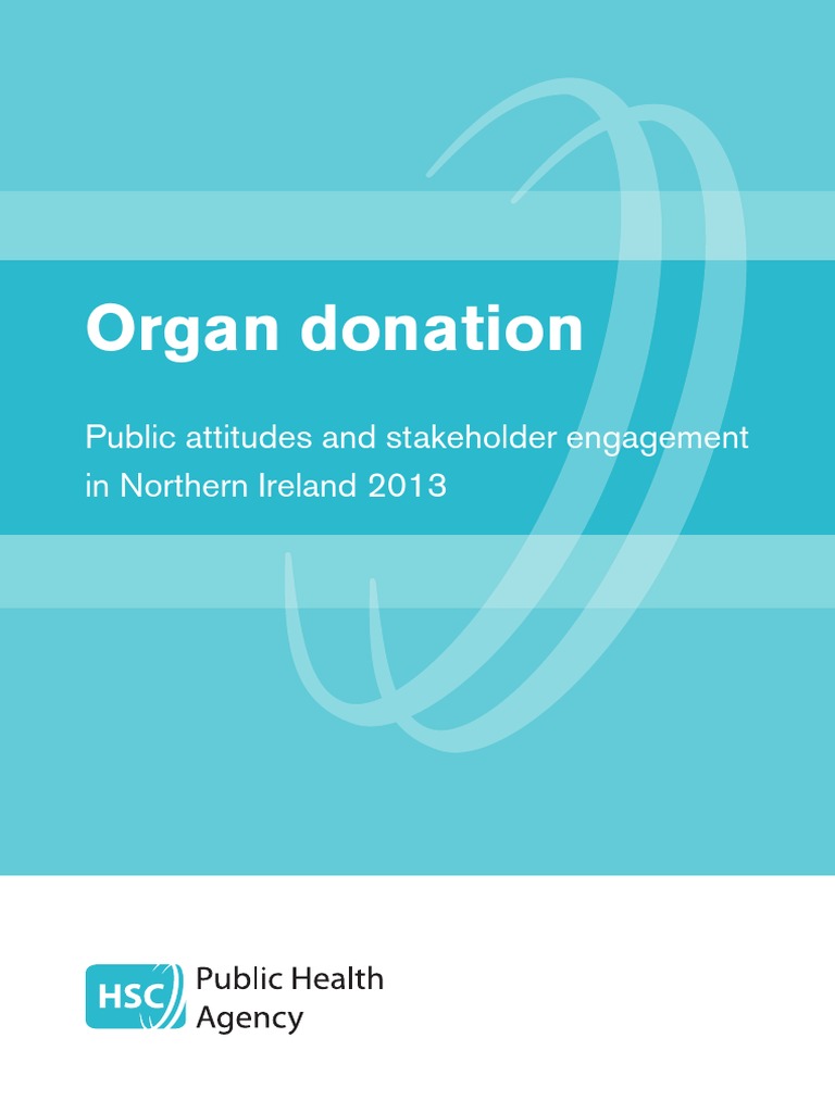 FINAL Organ Donation Report Oct 2013 0 | PDF | Organ Donation | Survey ...