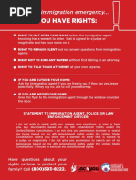 Red Card-Self Srv-English Ilrc-Org | PDF | Fourth Amendment To The ...