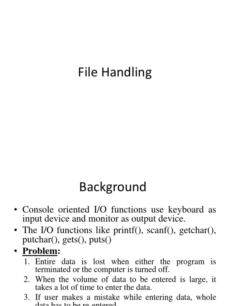 Files PDF | PDF | Pointer (Computer Programming) | Text File