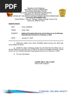 Sosia - Memo 1 | PDF | National Security | Law Enforcement