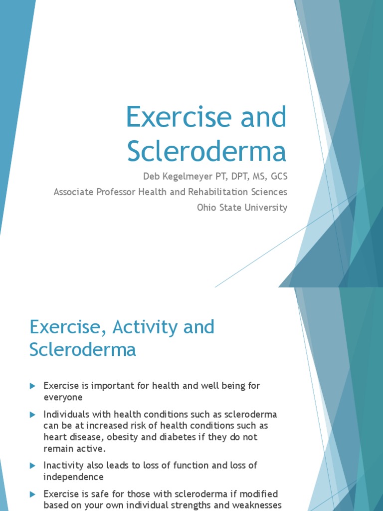 Exercise and Scleroderma | PDF | Massage | Flexibility (Anatomy)
