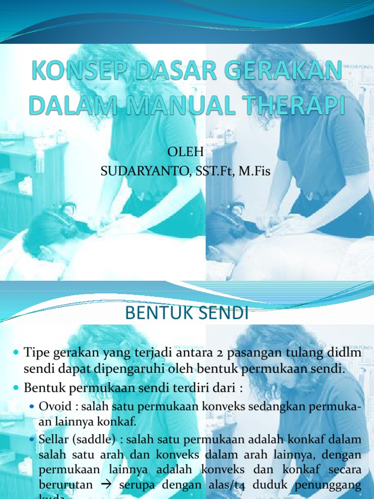 Konsep Dasar Gerakan Dalam Manual Terapi | PDF