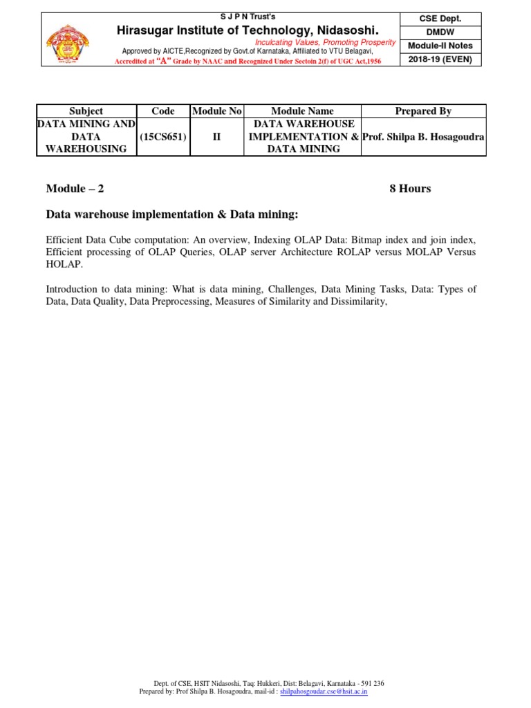 Hirasugar Institute of Technology, Nidasoshi | PDF | Level Of ...