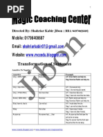 Transformation of Sentences 2 | PDF | Verb | Adverb