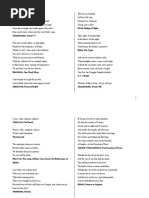 English Literature Pre 1900 Poetry | PDF | Poetry