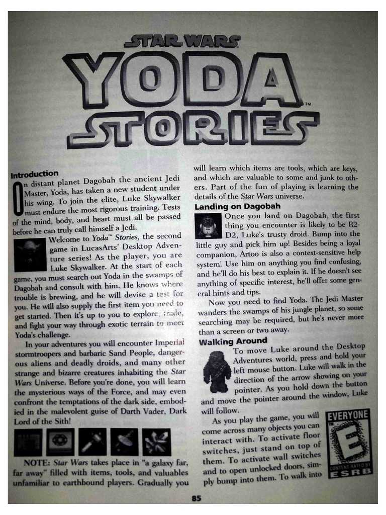 Star-Wars-Yoda-Stories Manual Win EN PDF | PDF