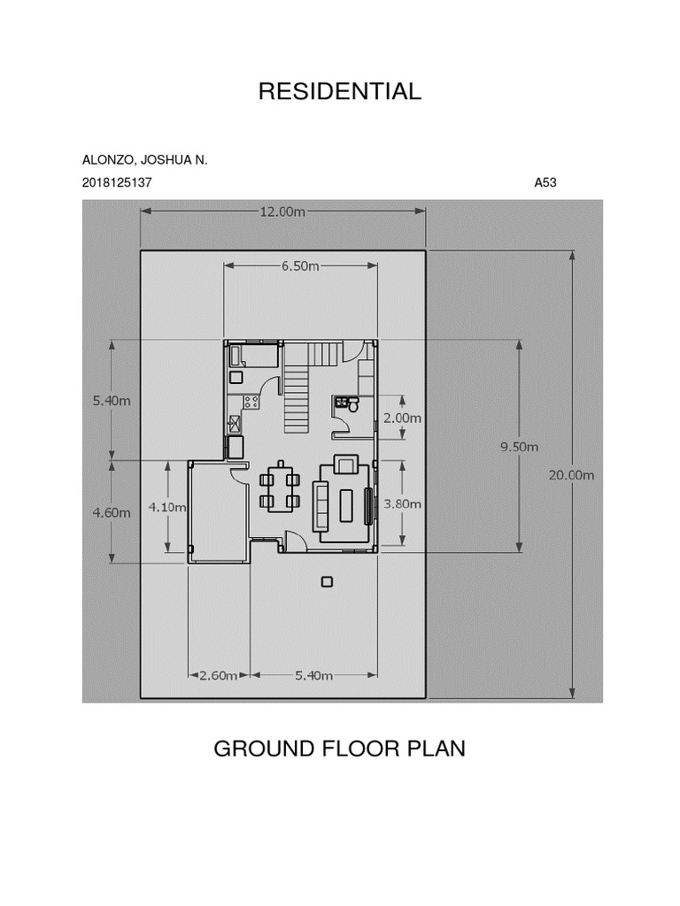 Residential: Ground Floor Plan | PDF